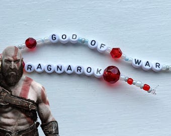 God of War Kratos Atrerus Chibi Atreus Ragnarok Keychain Collectable ...