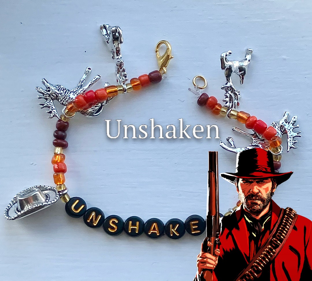 Unshaken Arthur Morgan Inspired Charm Bracelet Red Dead Redemption 2 - Etsy