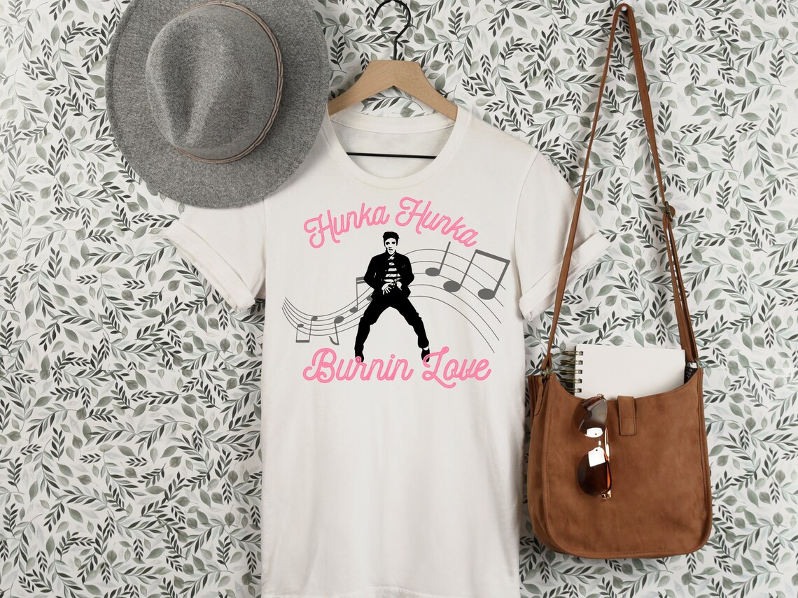 Hunka Hunka Burnin Love Png Clip Art, Elvis Clipart Png - Etsy