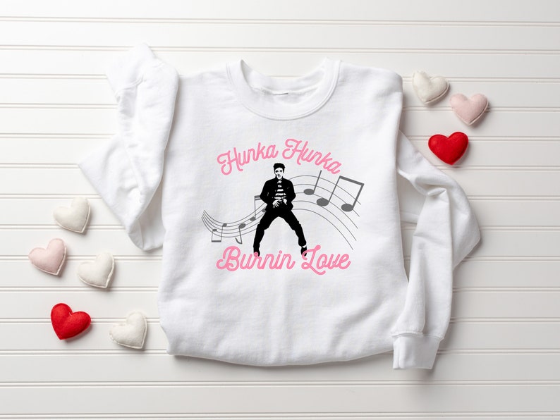 Hunka Hunka Burnin Love Png Clip Art, Elvis Clipart Png - Etsy