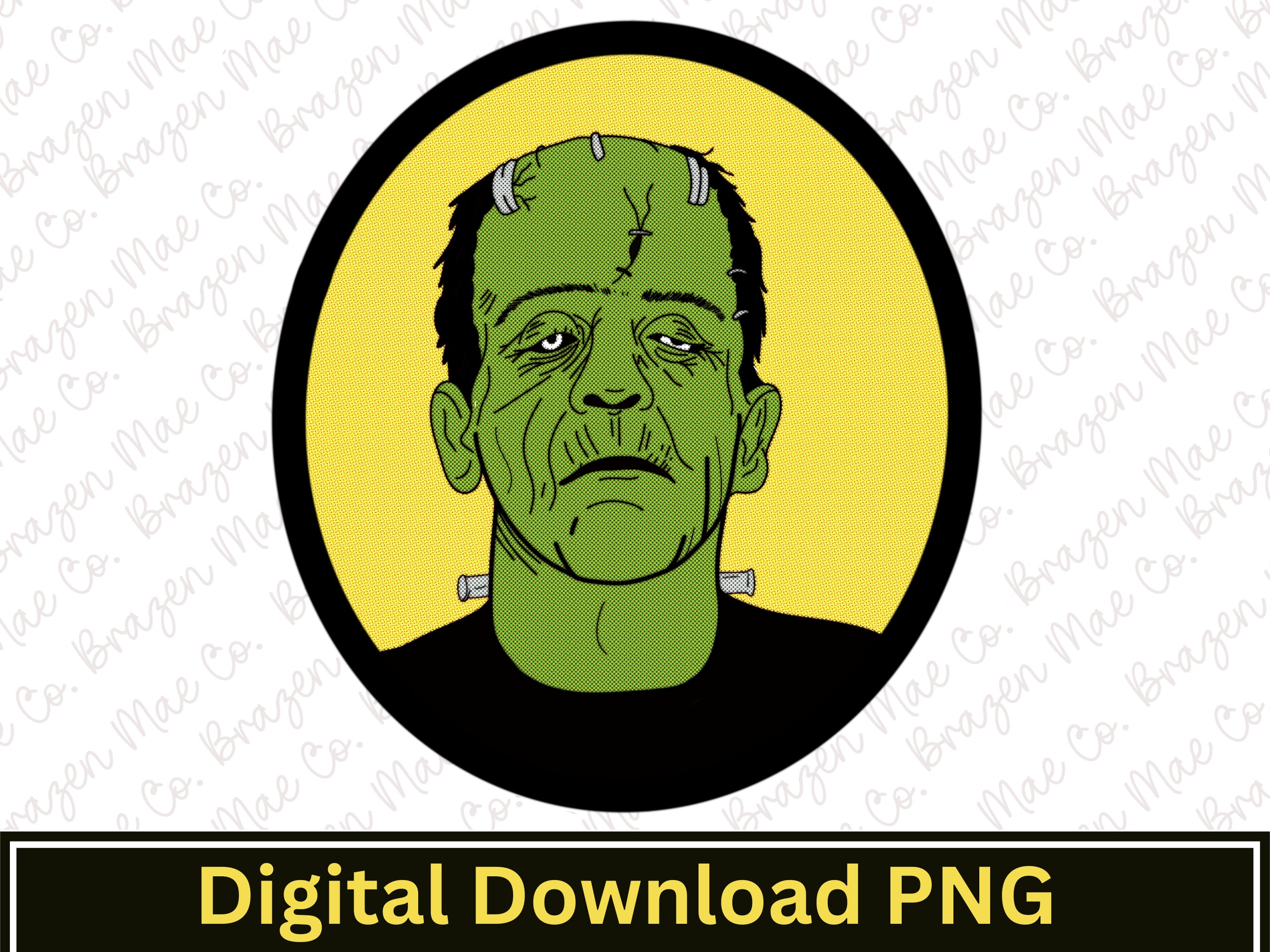Monster Png, Halloween Digital Download, Frankenstein Png - Etsy