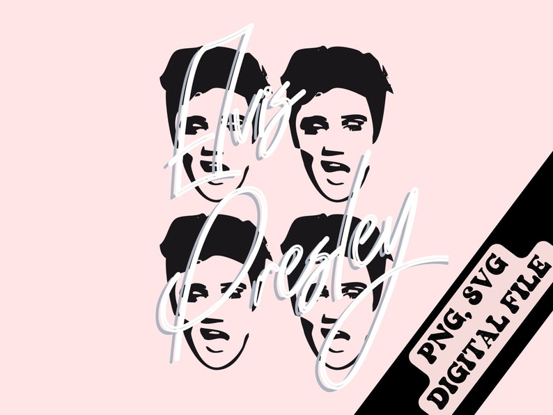Elvis T Shirt Png Svg, Transparent Digital File, Digital File for Diy ...