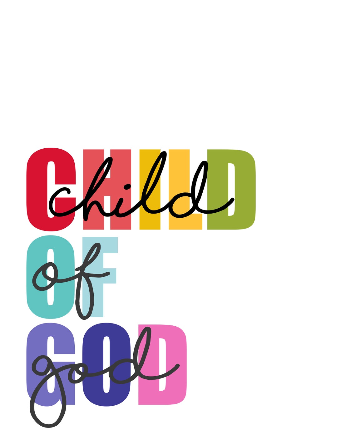 Child of God LDS Art, Pride Printable, Christian Download, Baptism Wall ...