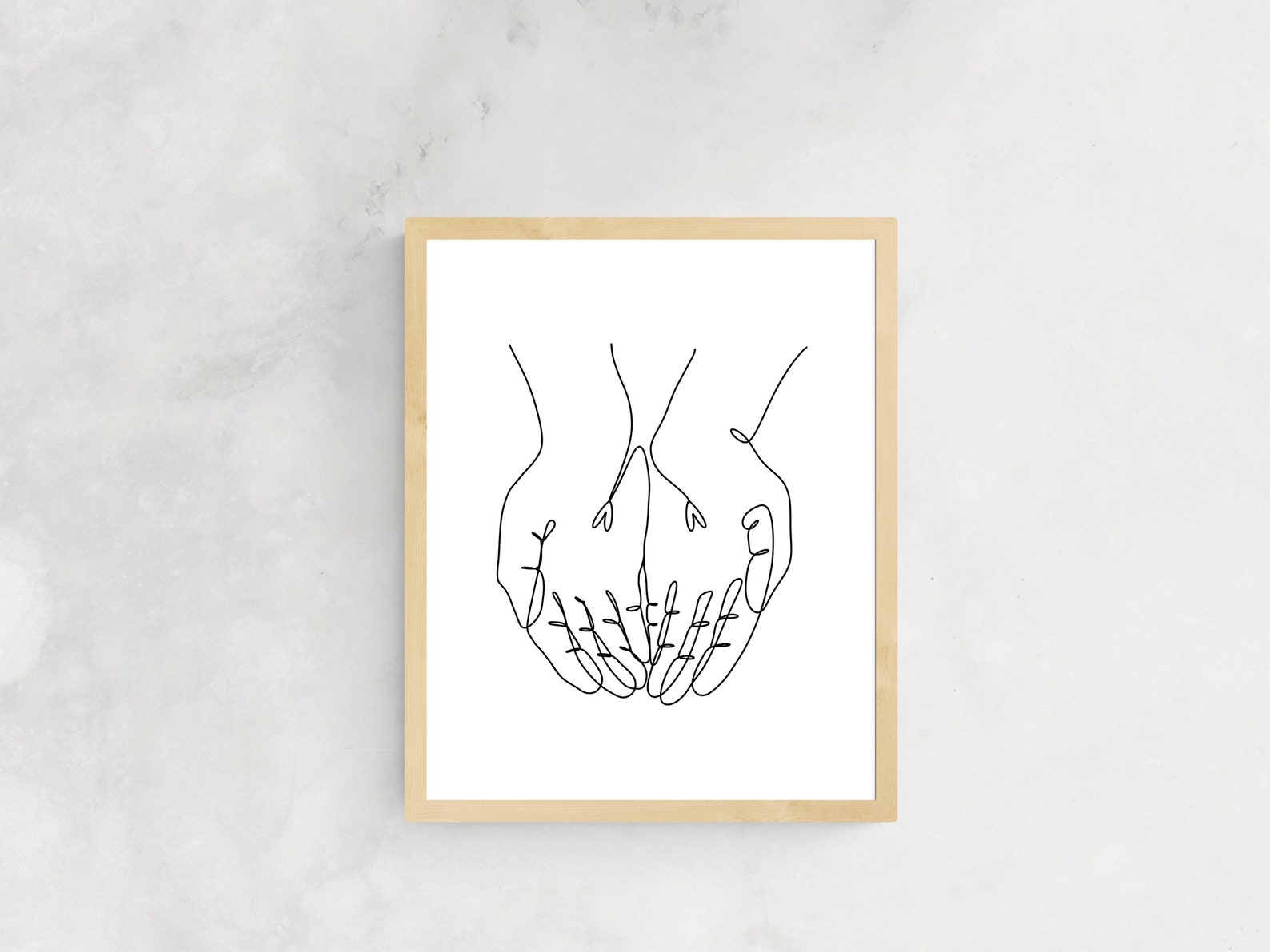 In His Hands Minimalist LDS Printable, Christ Wall Art, Neutral ...