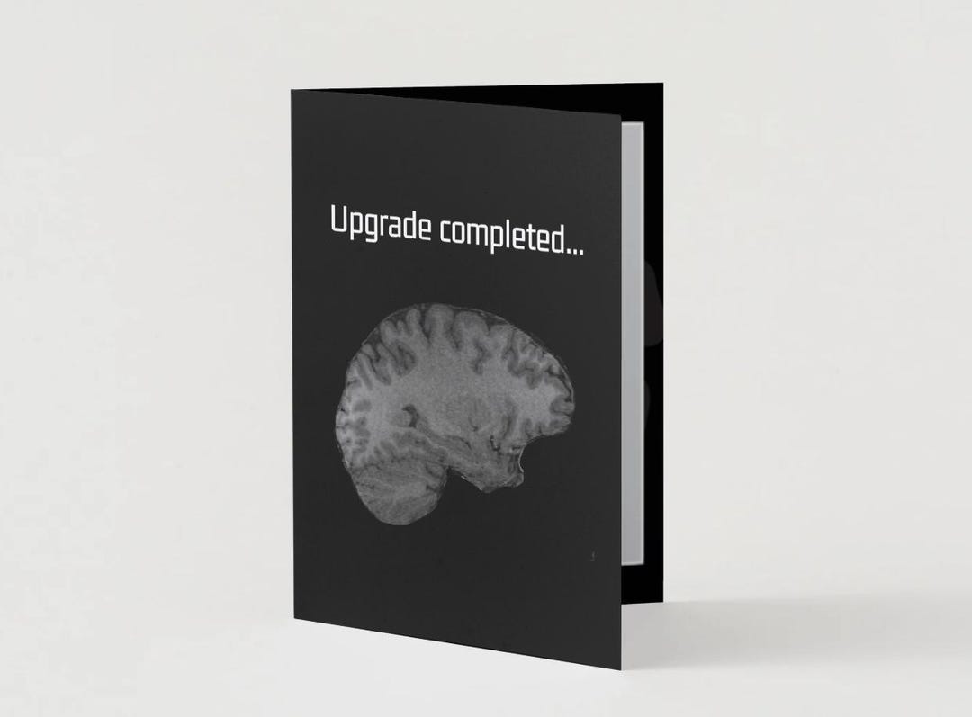 MRI Brain Scan Graduation Card – From a Real Neuroscientist’s Lab - Etsy
