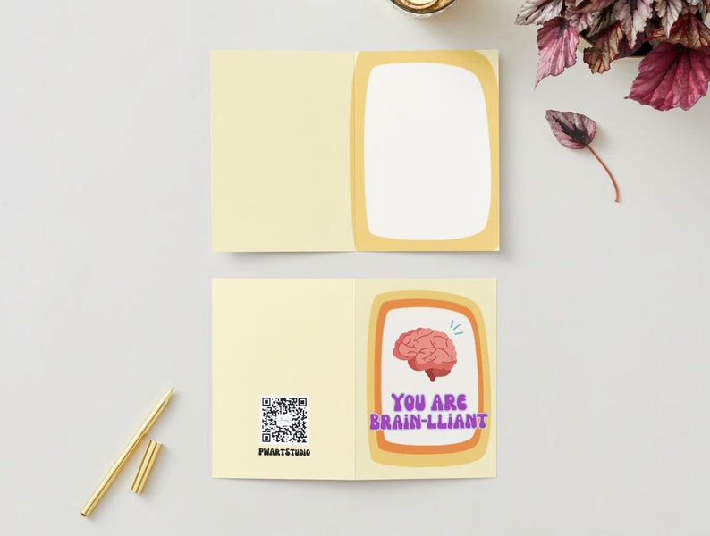 You Are Brain-lliant! – Unique Science-inspired Card for Grads ...