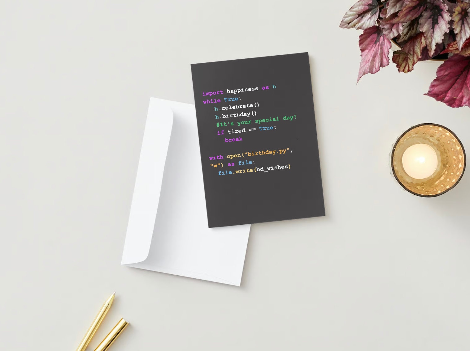 Unique Tech-themed Birthday Cards for Coders and Geeks! - Etsy