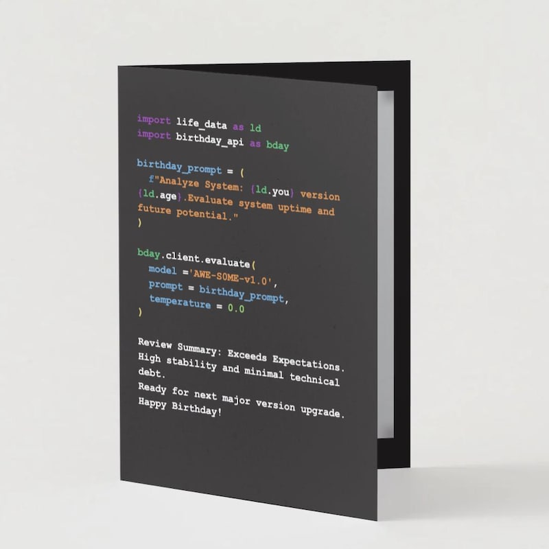 Tech Theme Birthday Card - Etsy