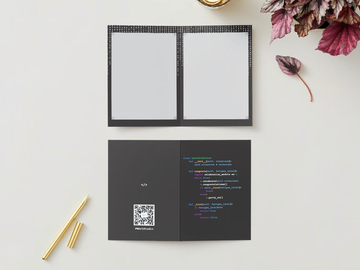 Tech-themed All-occasion Celebration Card - Etsy