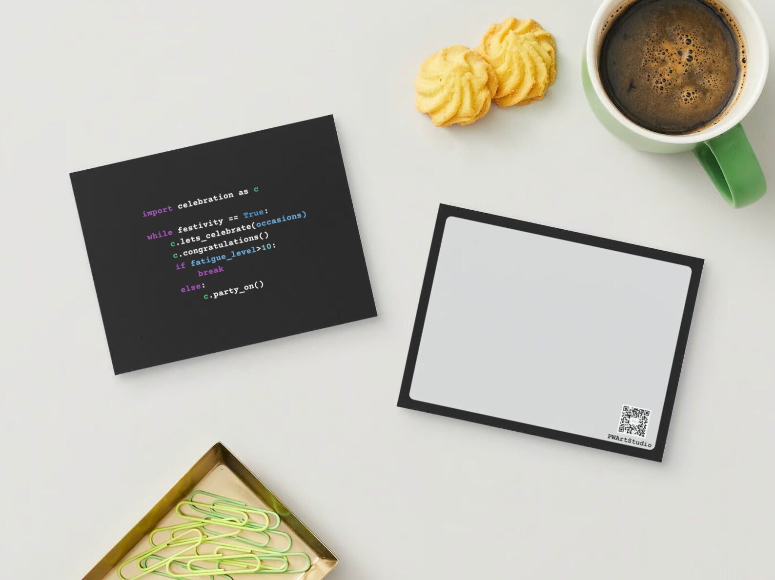 Tech-themed All-occasion Celebration Card for Coders, Programmers, and ...