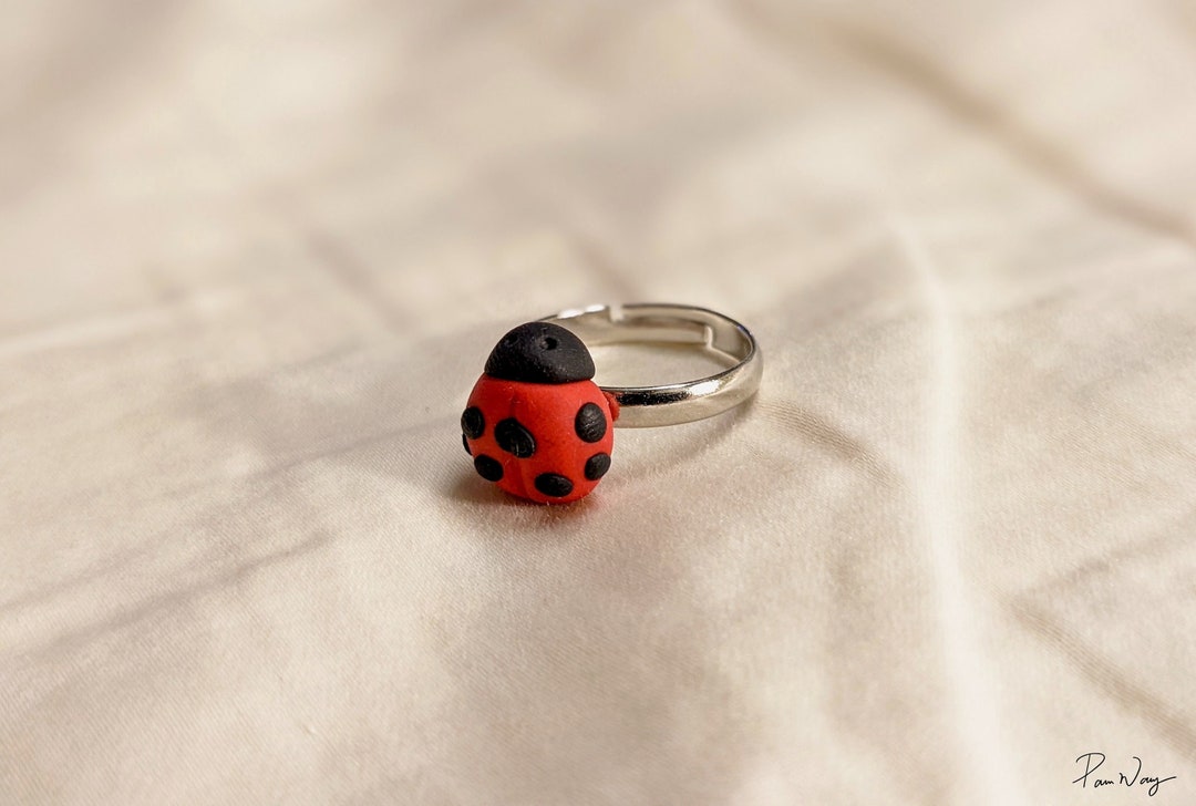 Cute Ladybug/ladybird Ring - Etsy