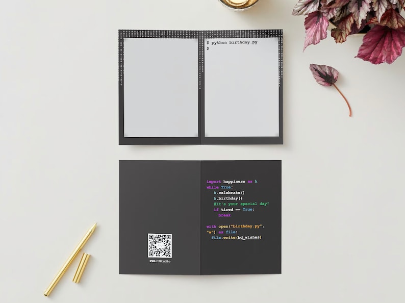 Unique Tech-themed Birthday Cards for Coders and Geeks! - Etsy