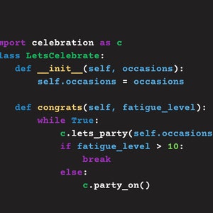 Tech-themed All-occasion Celebration Card for Coders, Programmers, and ...