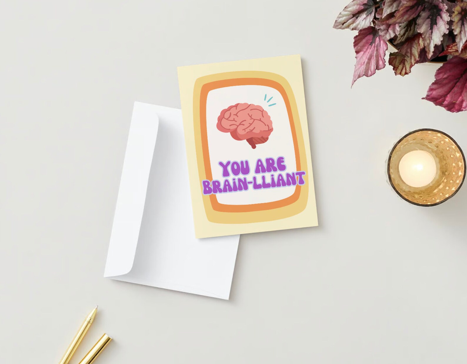 You Are Brain-lliant! – Unique Science-inspired Card for Grads ...