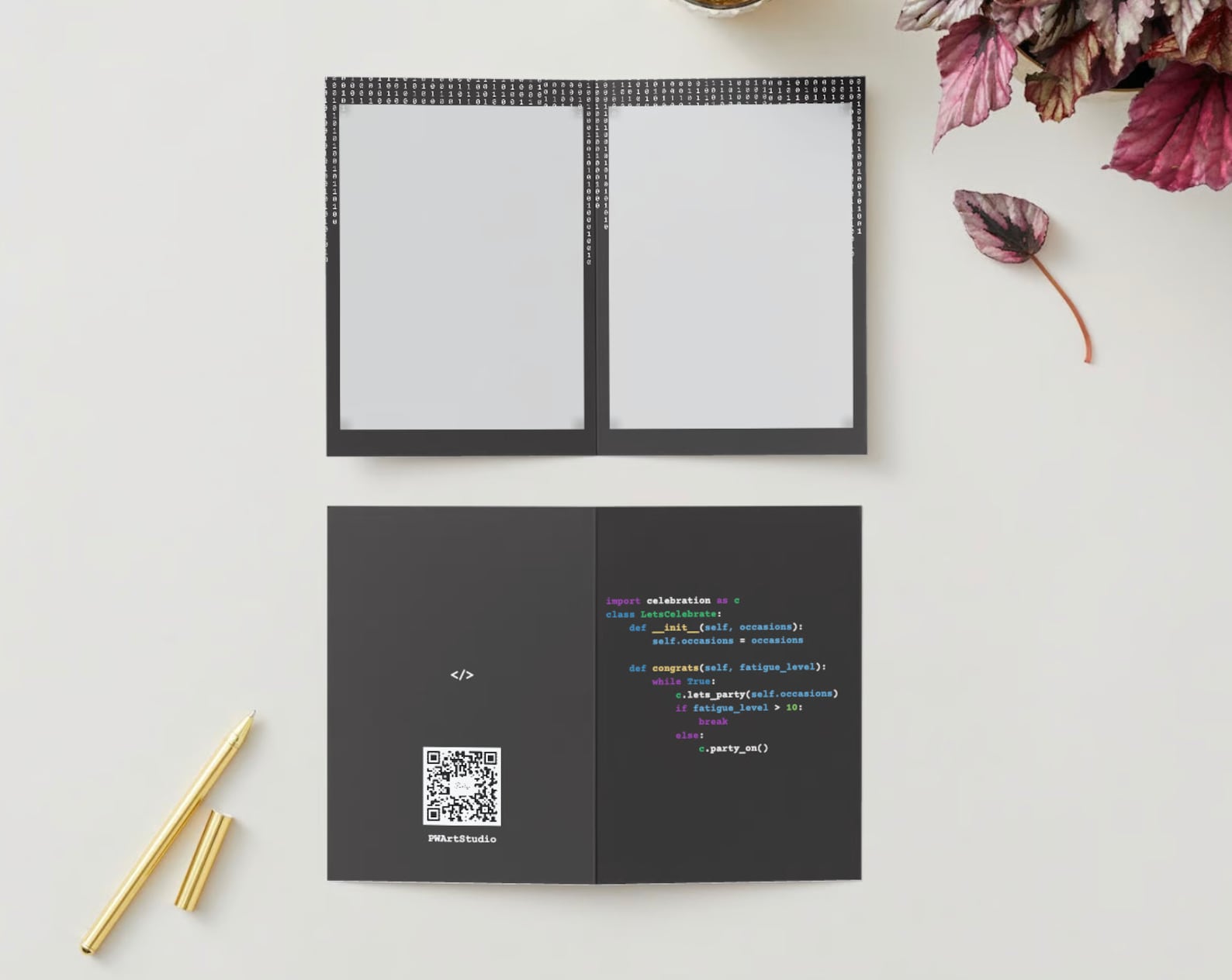 Tech-themed Celebration Card for Coders, Programmers, and Engineers! - Etsy