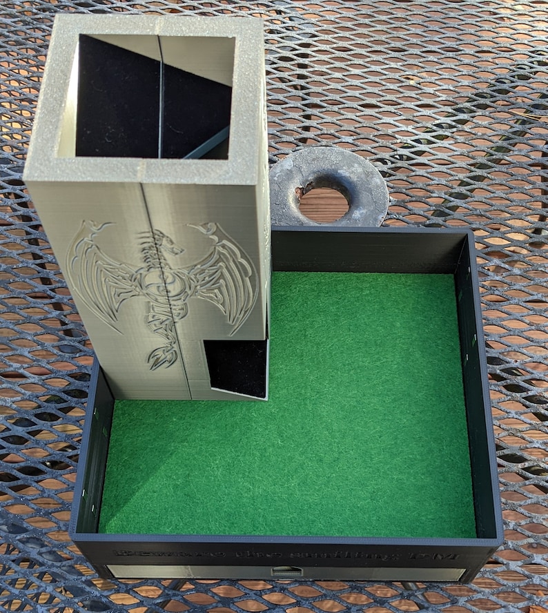 Portable Dice Tower Dice Tray Dice Storage Dice Box - Etsy