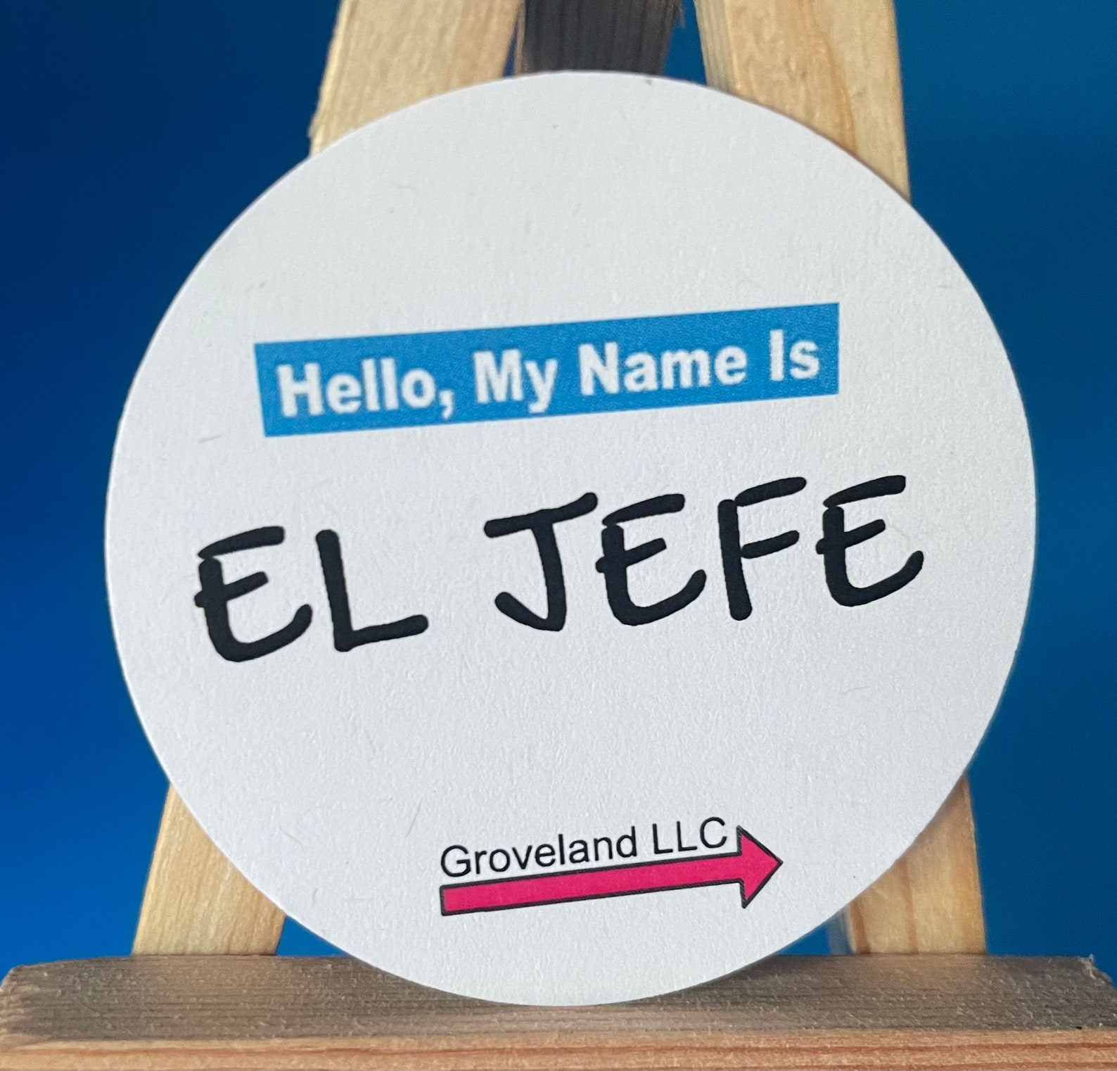 293 EL JEFE Boss Day Secretary Day Admin Day Bumper Sticker Car Decal ...