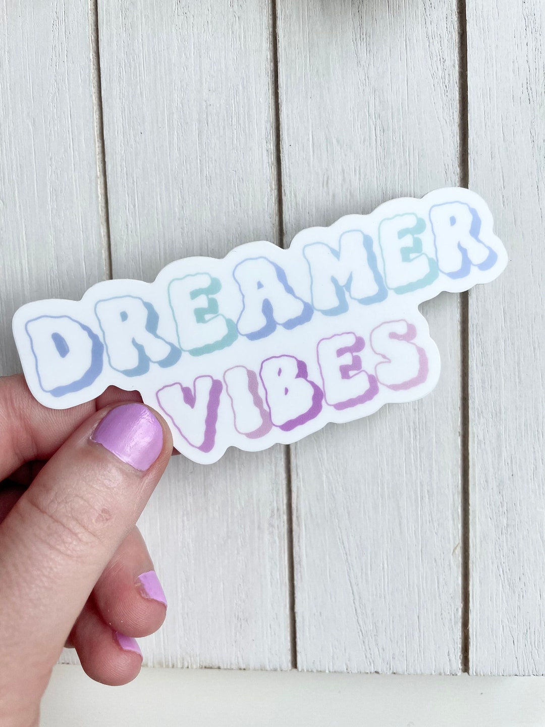 Dreamer Vibes Sticker, Cute Stickers, Waterproof Stickers, Stickers ...
