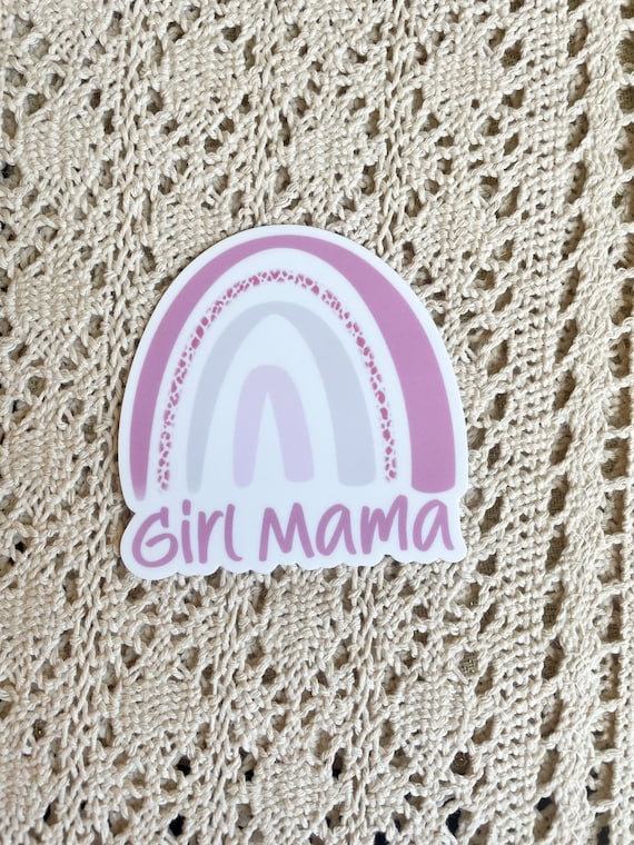 Decals & Skins Girl Mama Clear Vinyl Sticker Girl Mama Sticker ...
