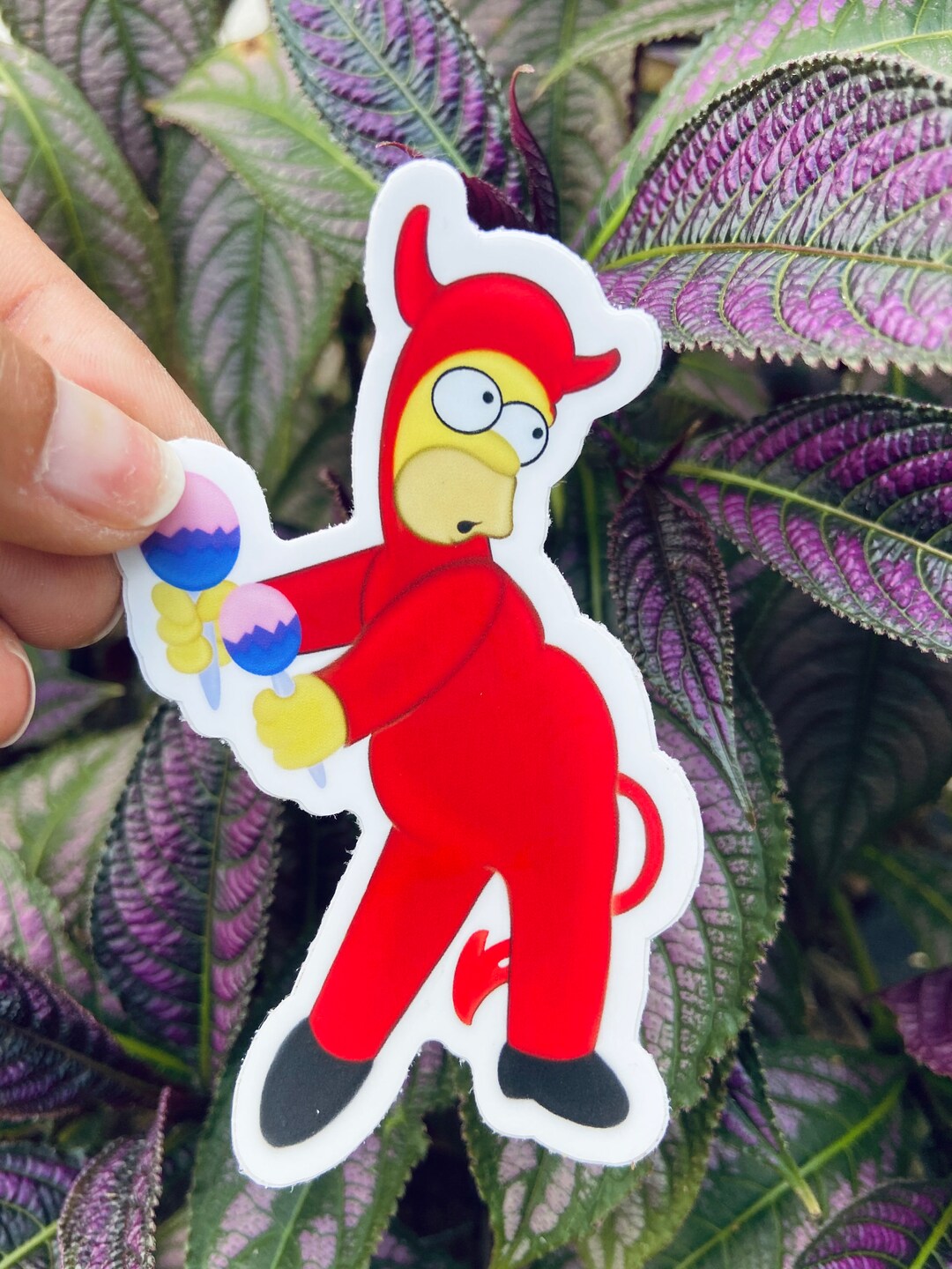 Homer Simpsons Sticker L the Simpsons L TV Show L Weatherproof L Bootle ...