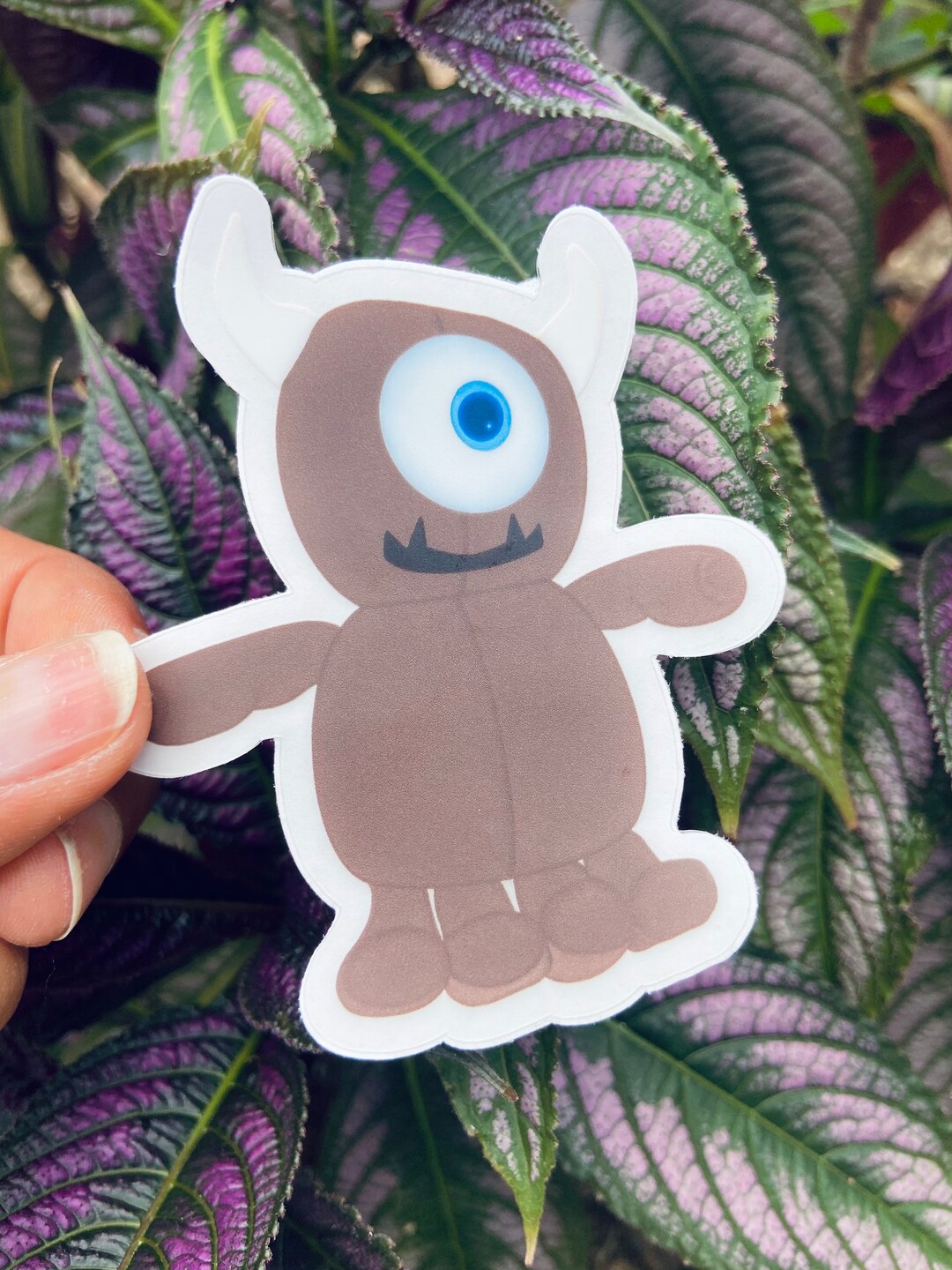 Monster Inc Monster Bear clear L Pixar Sticker L Disney Sticker L ...