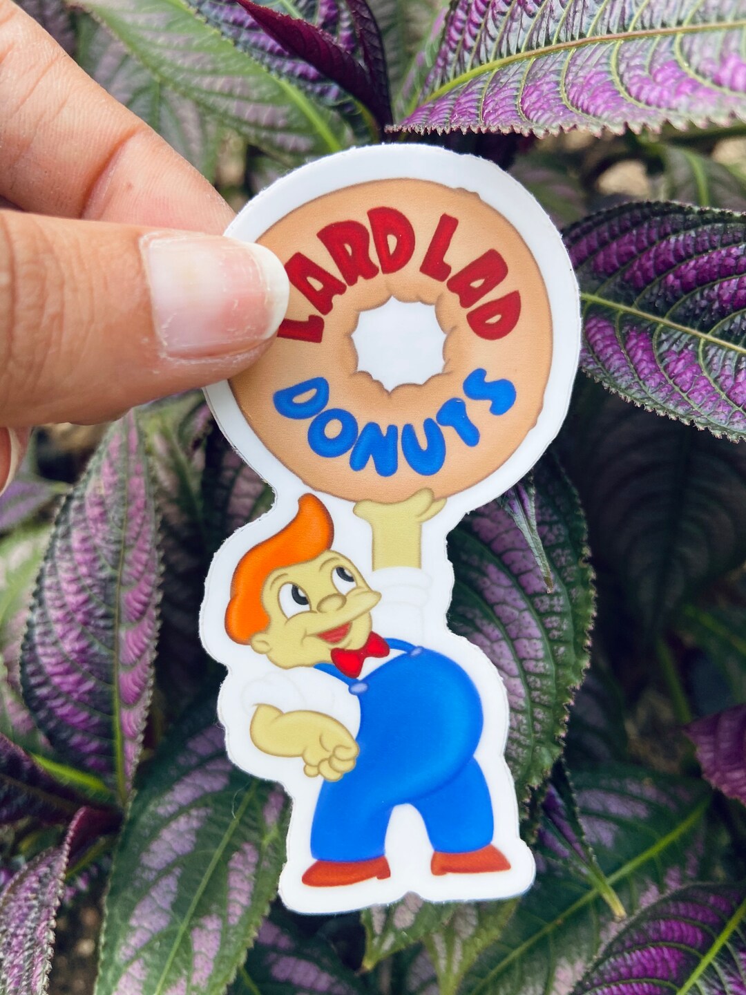 Donut Man Sticker L the Simpsons L TV Show Sticker L Cartoons L TV Show ...