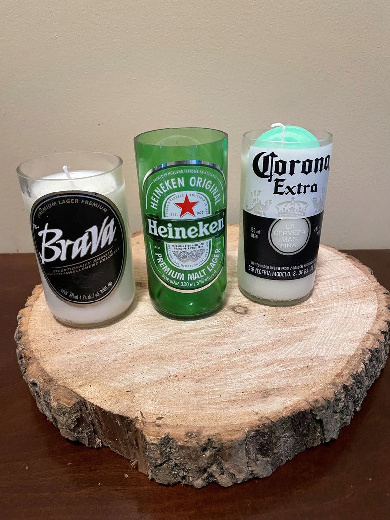 Hand-made Soy Wax Beer Candles - Etsy