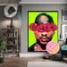 Tupac Poppy Flower Premium Matte Vertical Poster, Man Cave Wall Art ...