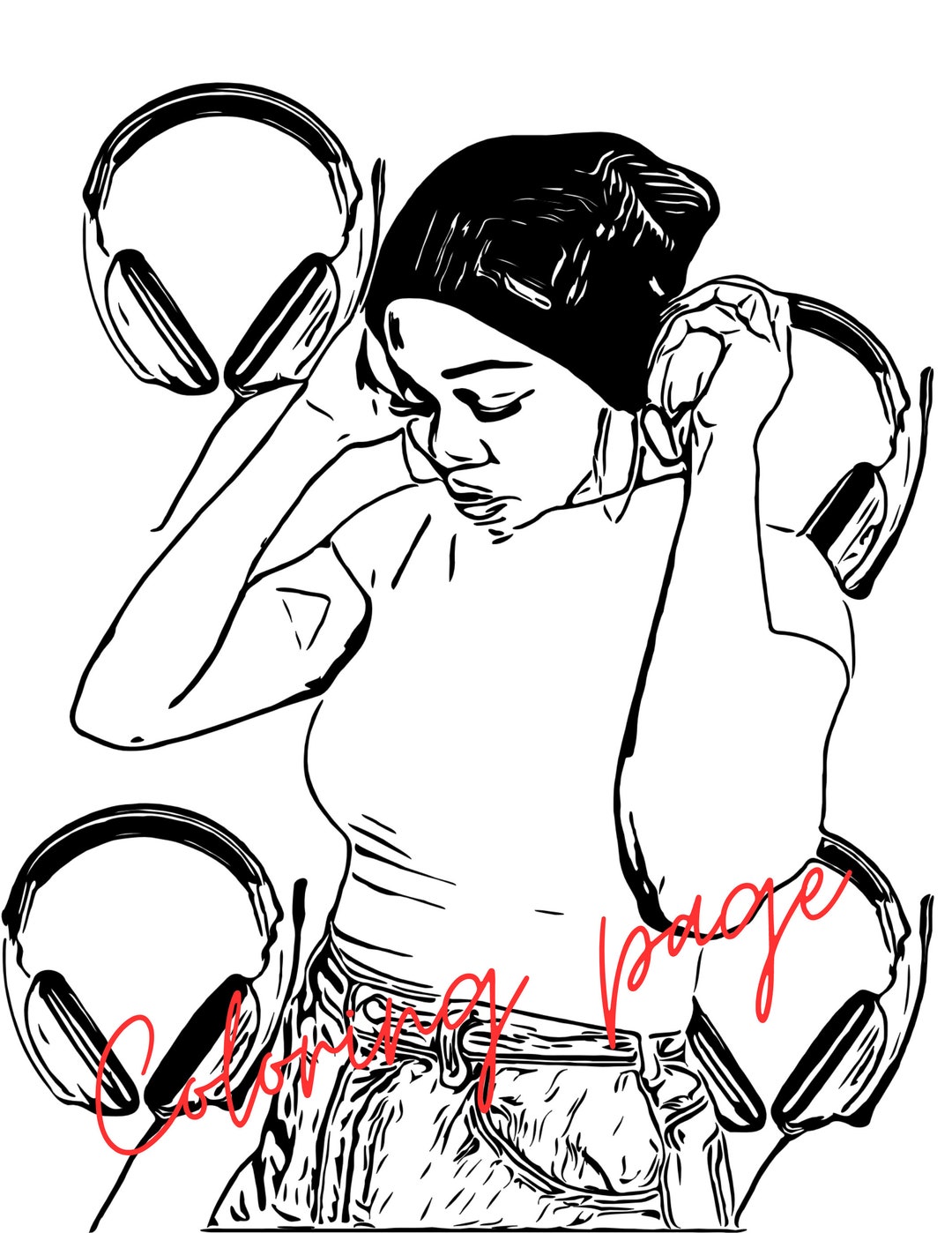 Adult Coloring Page Funny Coloring Page Digital Coloring Etsy Canada