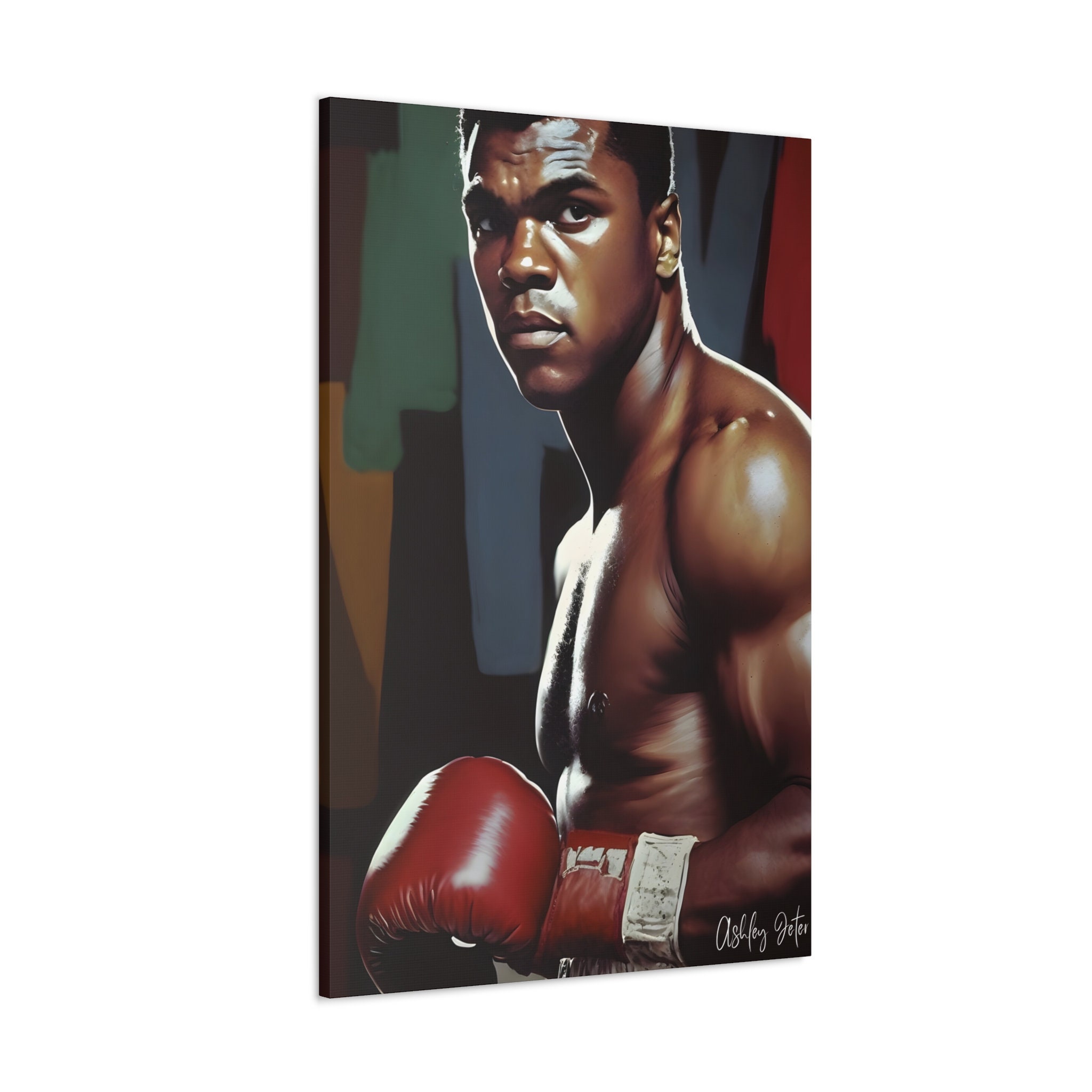 Muhammad Ali Painting, Muhammad Ali Canvas Wall Art, Canvas Wall Art ...