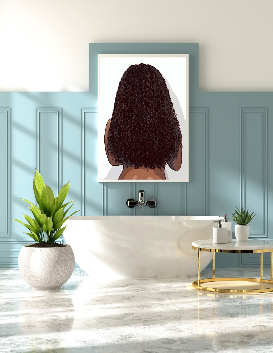 Wash and Go Digital Art Print Wall Art Decor Black Art - Etsy