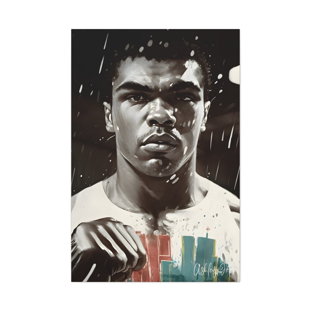 Muhammad Ali Painting, Muhammad Ali Canvas Wall Art, Canvas Wall Art ...