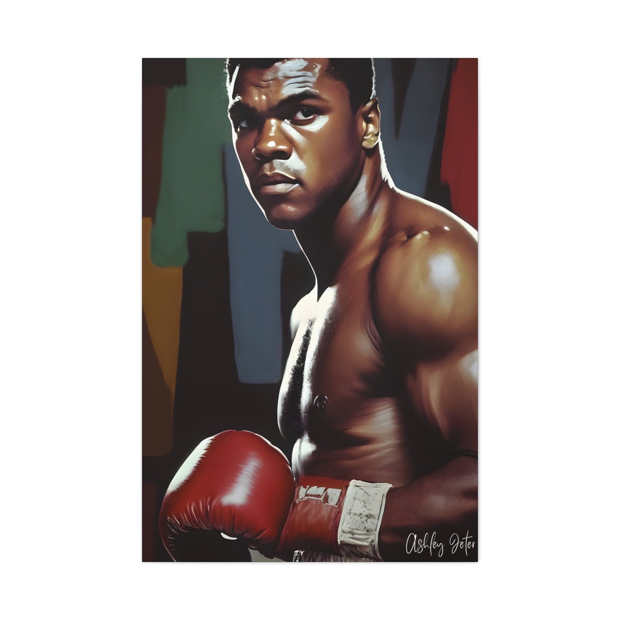 Muhammad Ali Painting, Muhammad Ali Canvas Wall Art, Canvas Wall Art ...