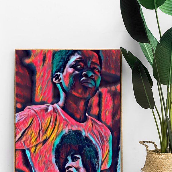 Black Boy Art Print - Etsy