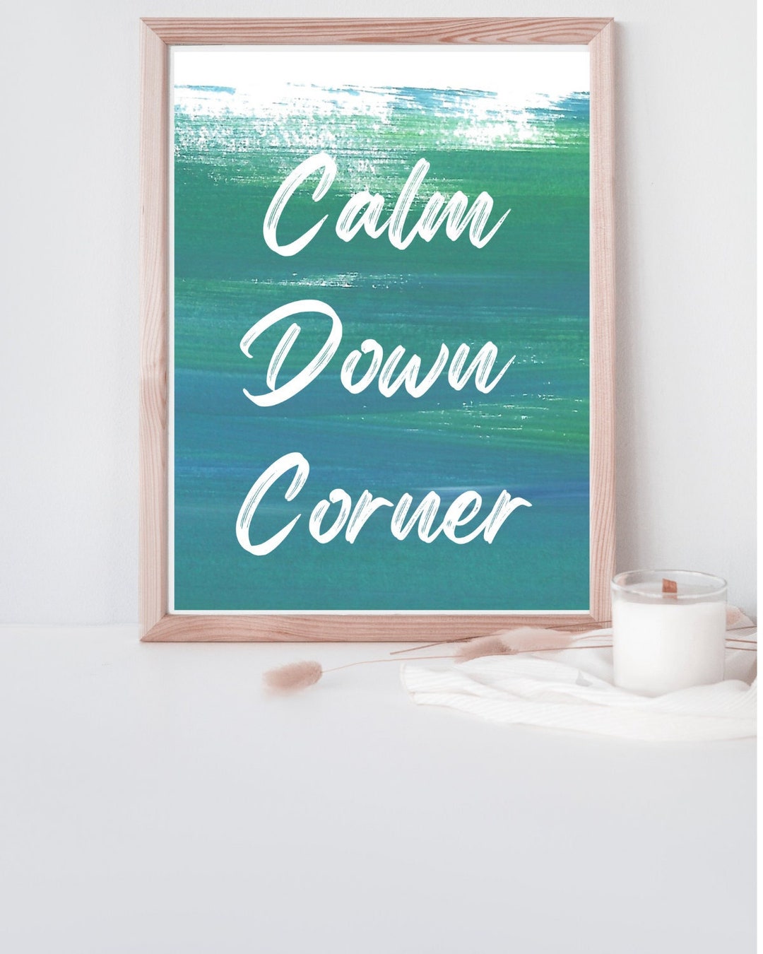 Calm Down Corner/peace Corner Printable - Printable Counseling/therapy ...
