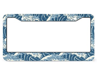 Ocean License Plate Frame - Etsy