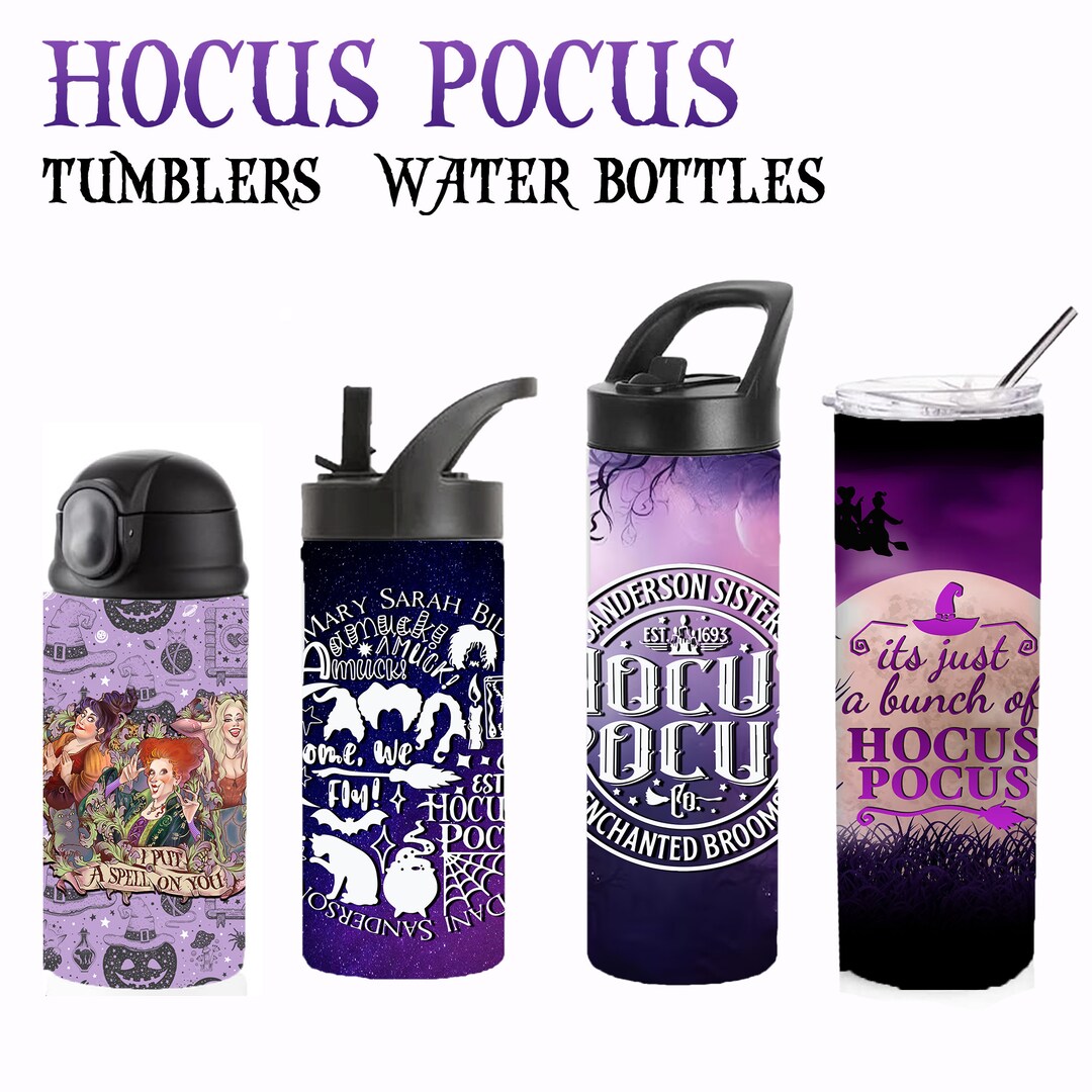 Hocus Pocus Tumbler Water Bottle - Etsy