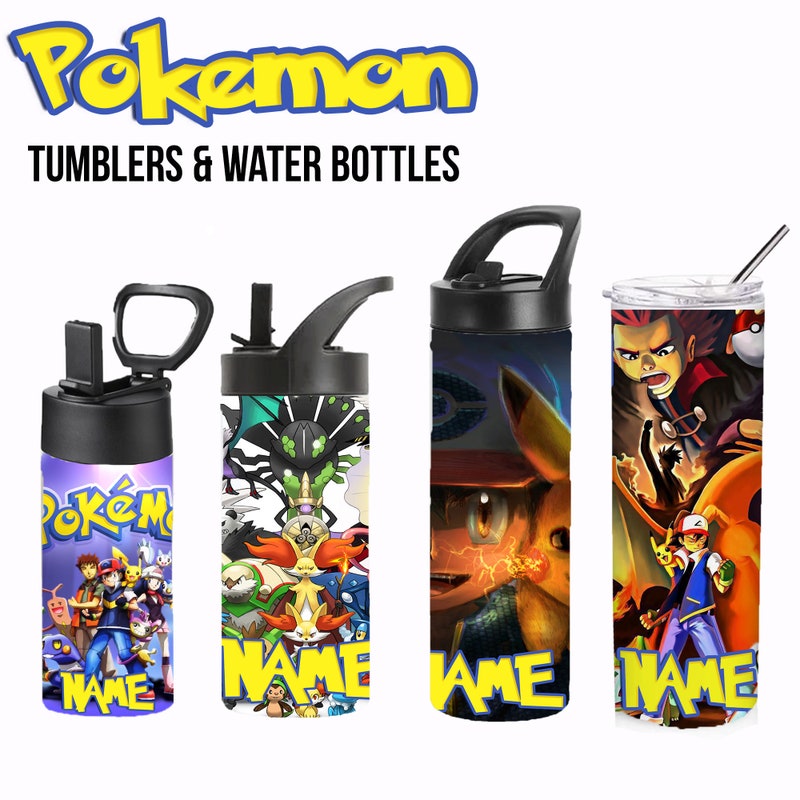 Pikachu Water Bottles - Etsy
