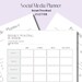 Social Media Planner| Planner| Tik Tok Planner| Media Planner ...