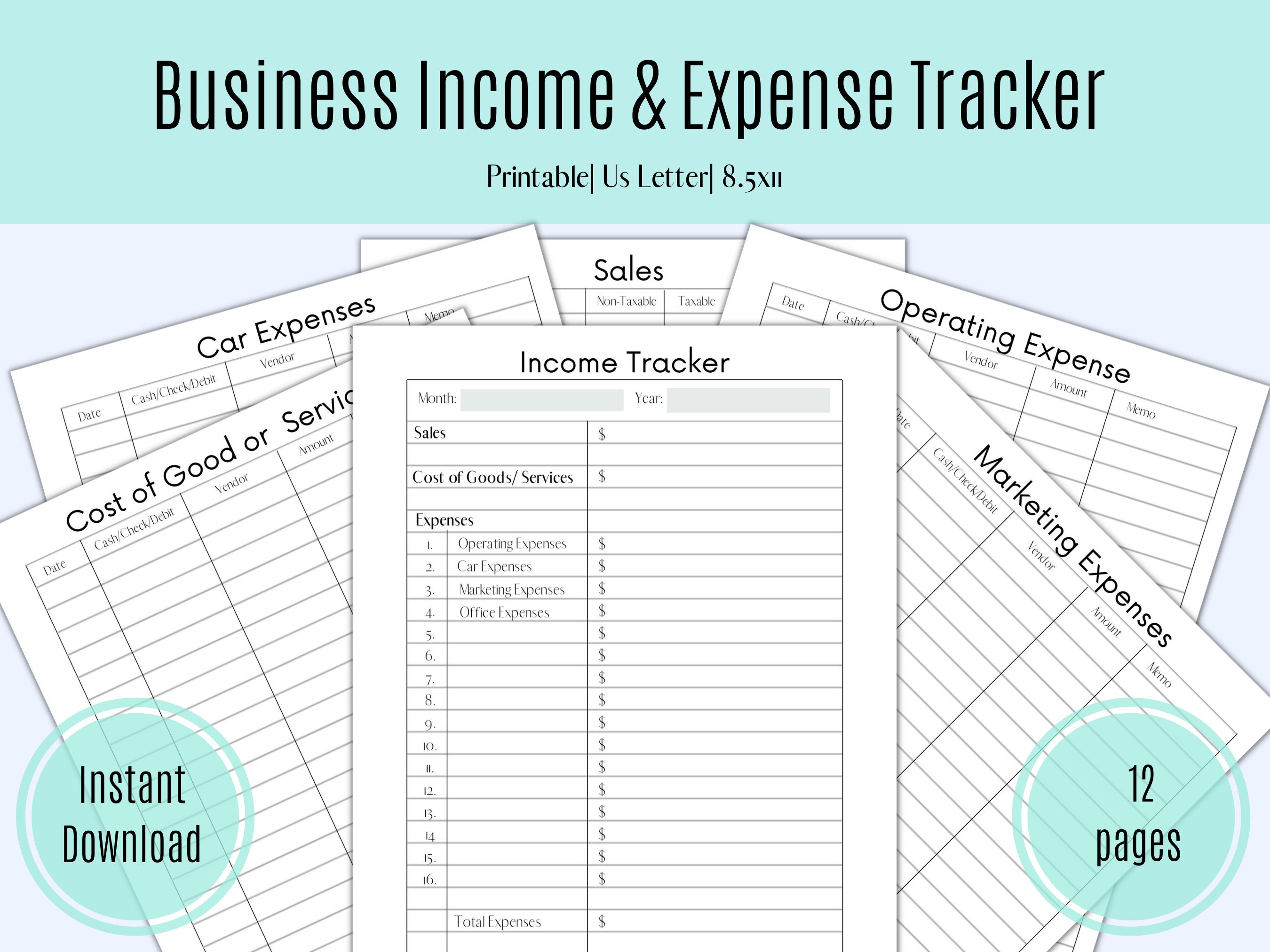 Cake Decorator Baker Daily Planner Business Expense and Income Tracker ...