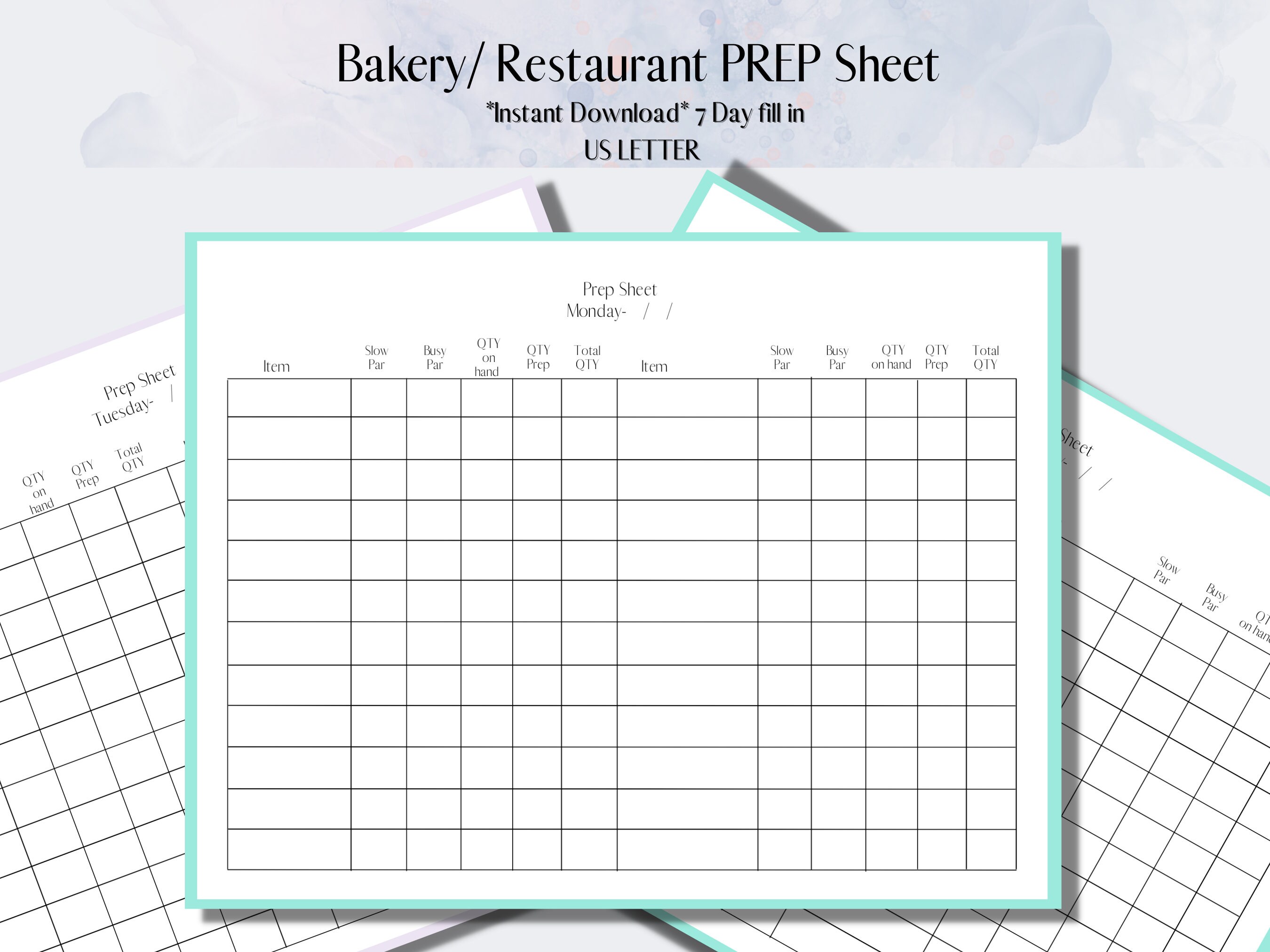 Cake Decorator Baker Daily Planner | Business Expense and Income ...