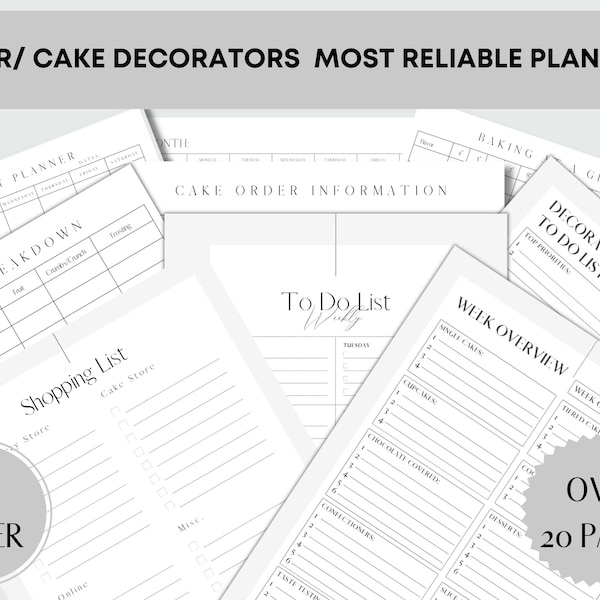 Weekly Planner - Etsy