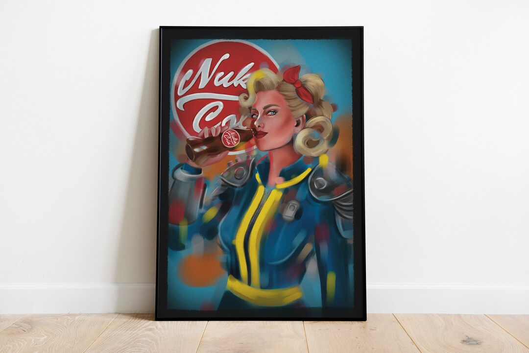 Nuka Cola Pin-up - LIMITED EDITION PRINT- Fallout 4 Inspired Art Print ...