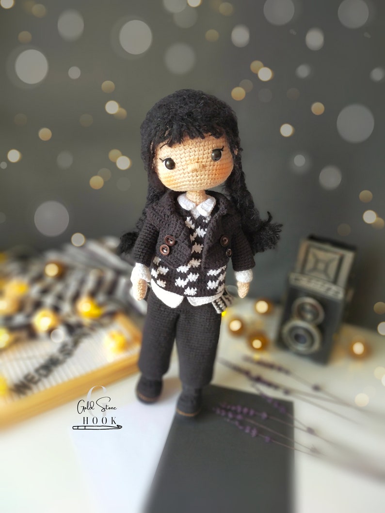 Wednesday Addams Clothes Body Pattern Amigurumi Crochet İngilizce ...