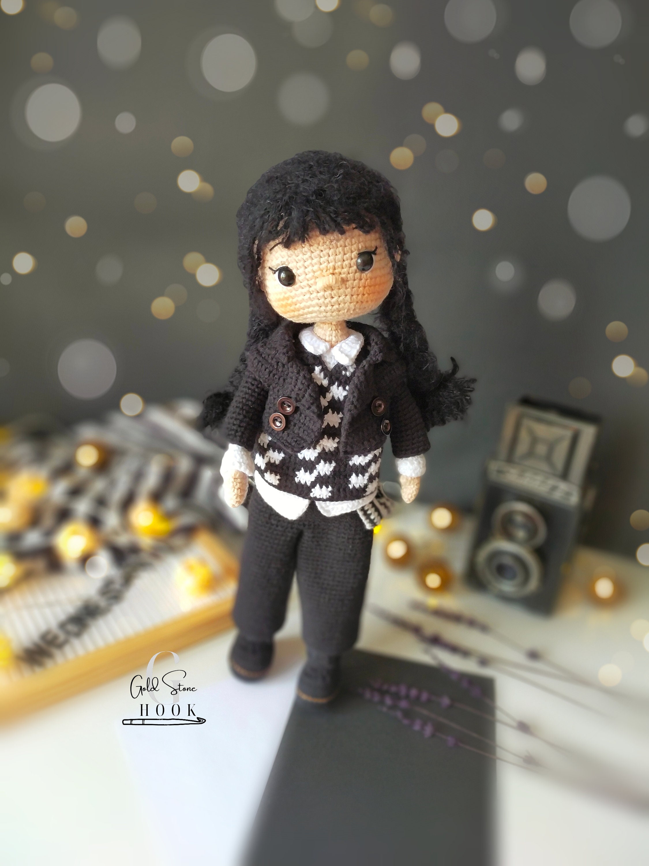 Wednesday Addams Clothes Body Pattern Amigurumi Crochet İngilizce ...