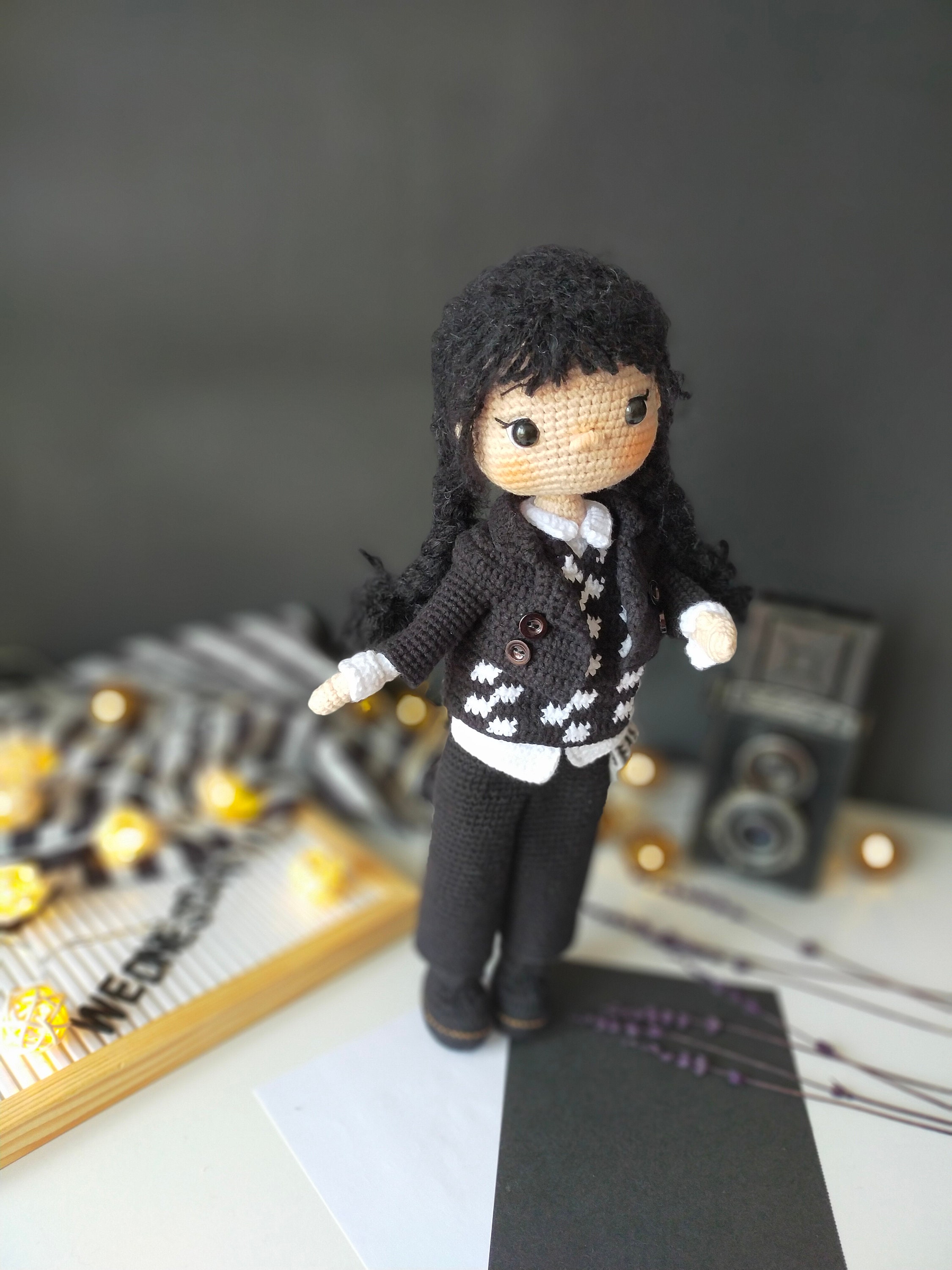 Wednesday Addams Clothes Body Pattern Amigurumi Crochet İngilizce ...