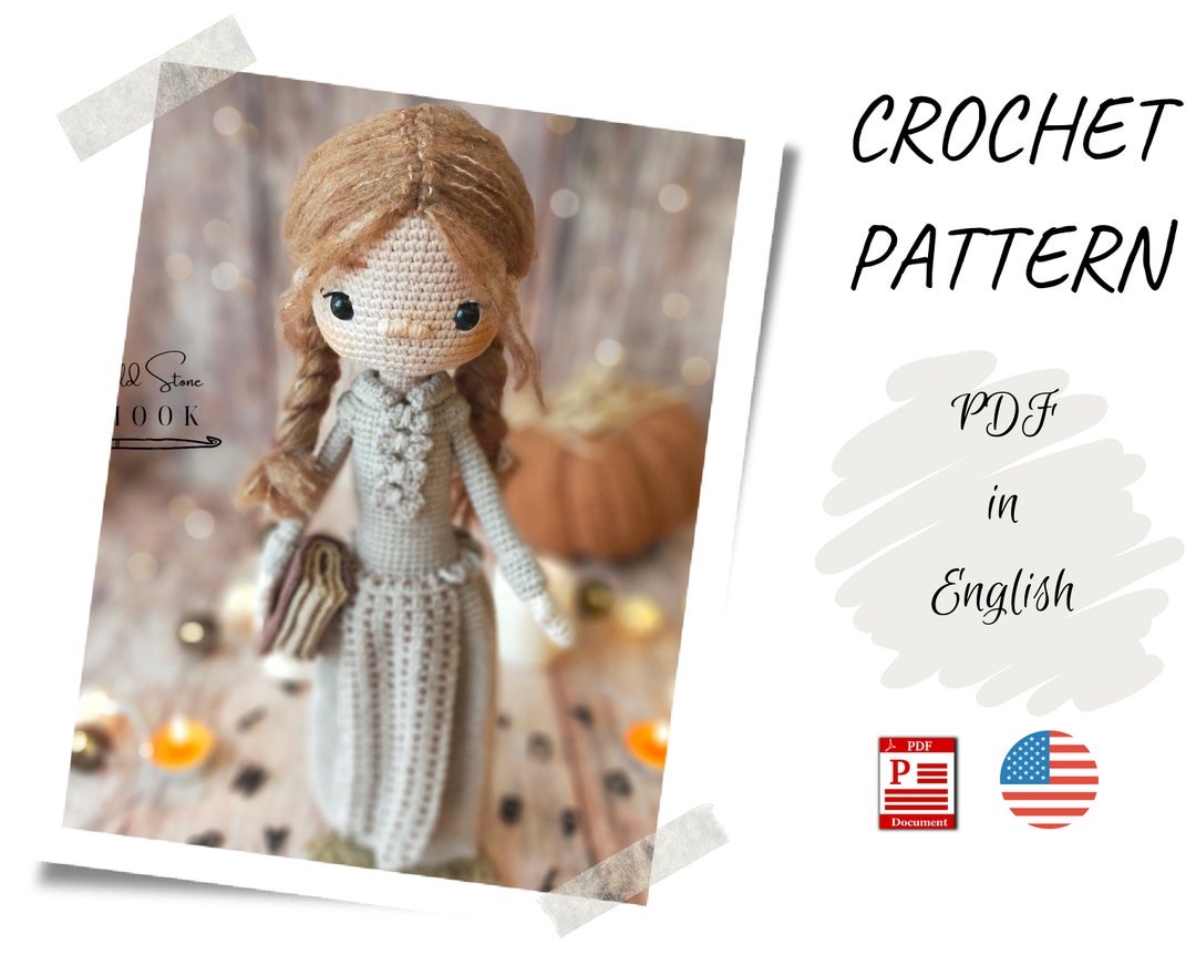 Wednesday*goddy Addams Clothes + Body Pattern Amigurumi Crochet ...