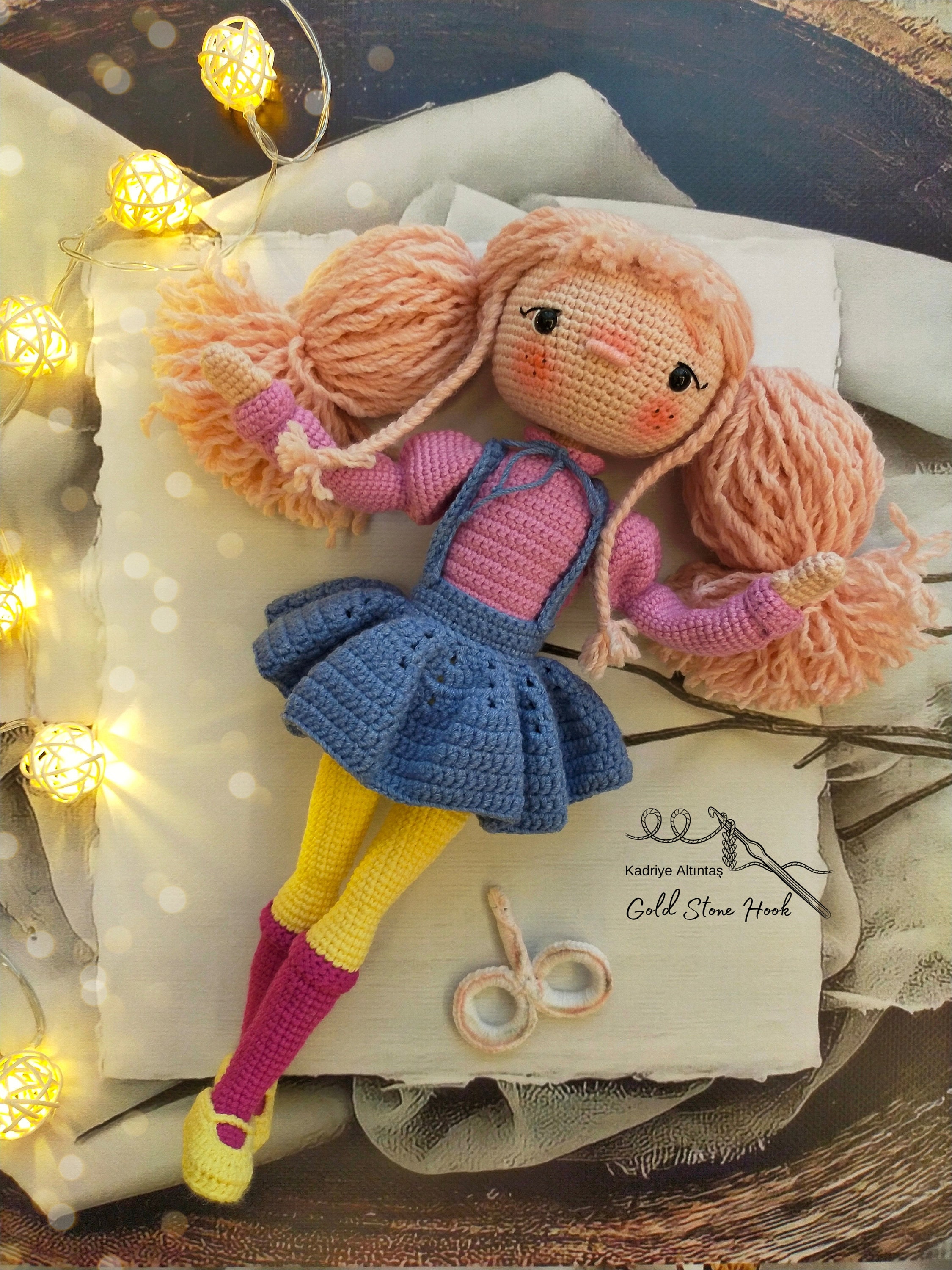 Cute Doll Amigurumi Crochet English Pattern Pdf - Etsy