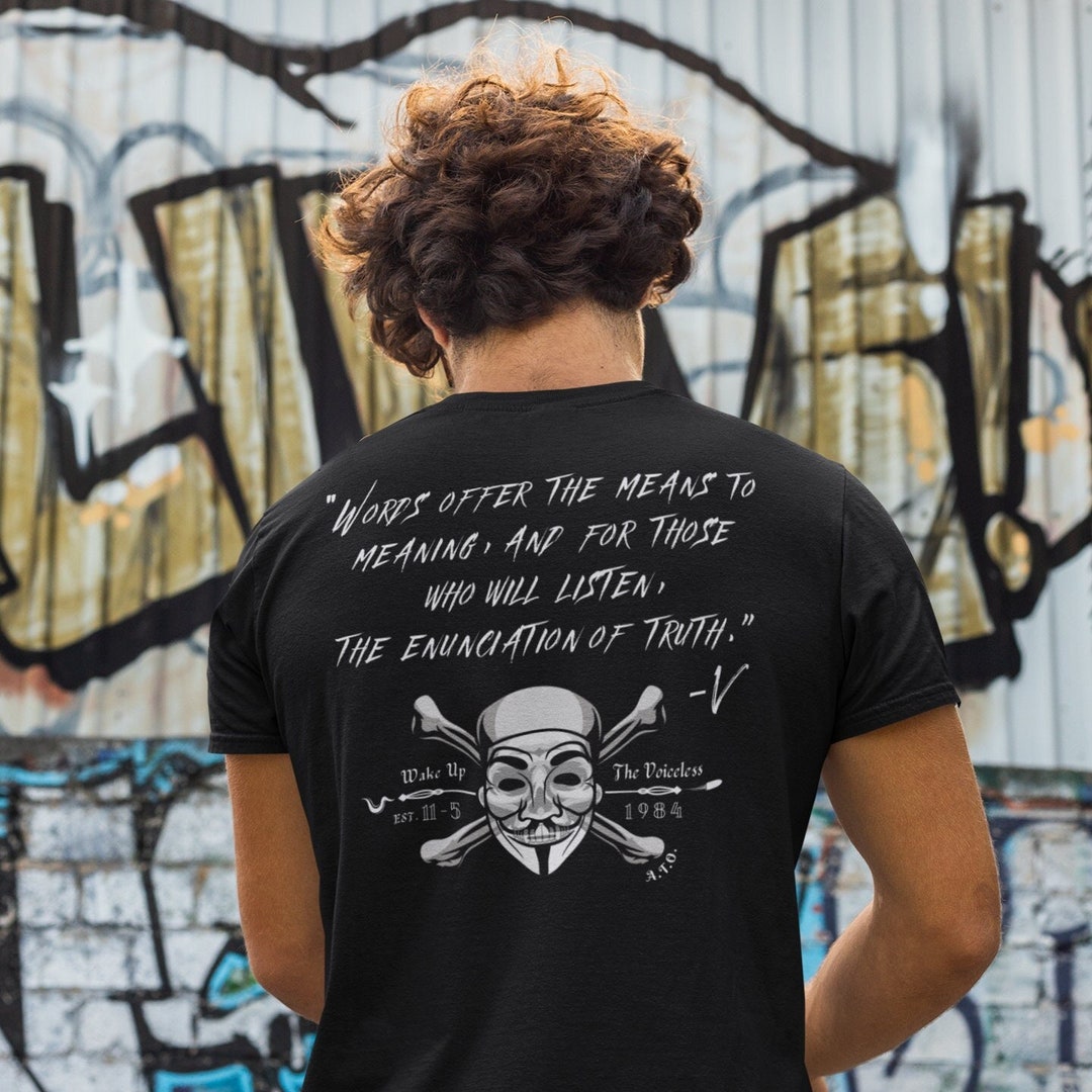 Words Offer the Means to Meaning V for Vendetta Famous Quote ATO ...