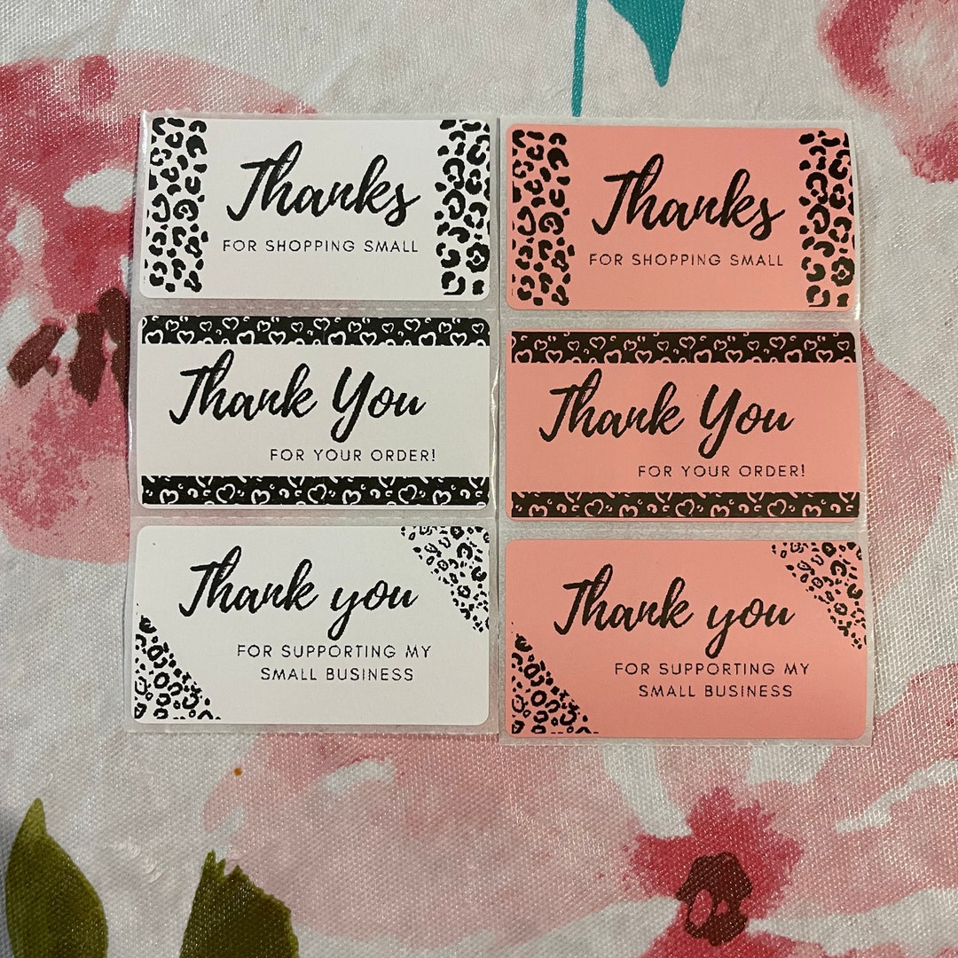 Thank You Labels for Small Business Packaging and Shipping. - Etsy